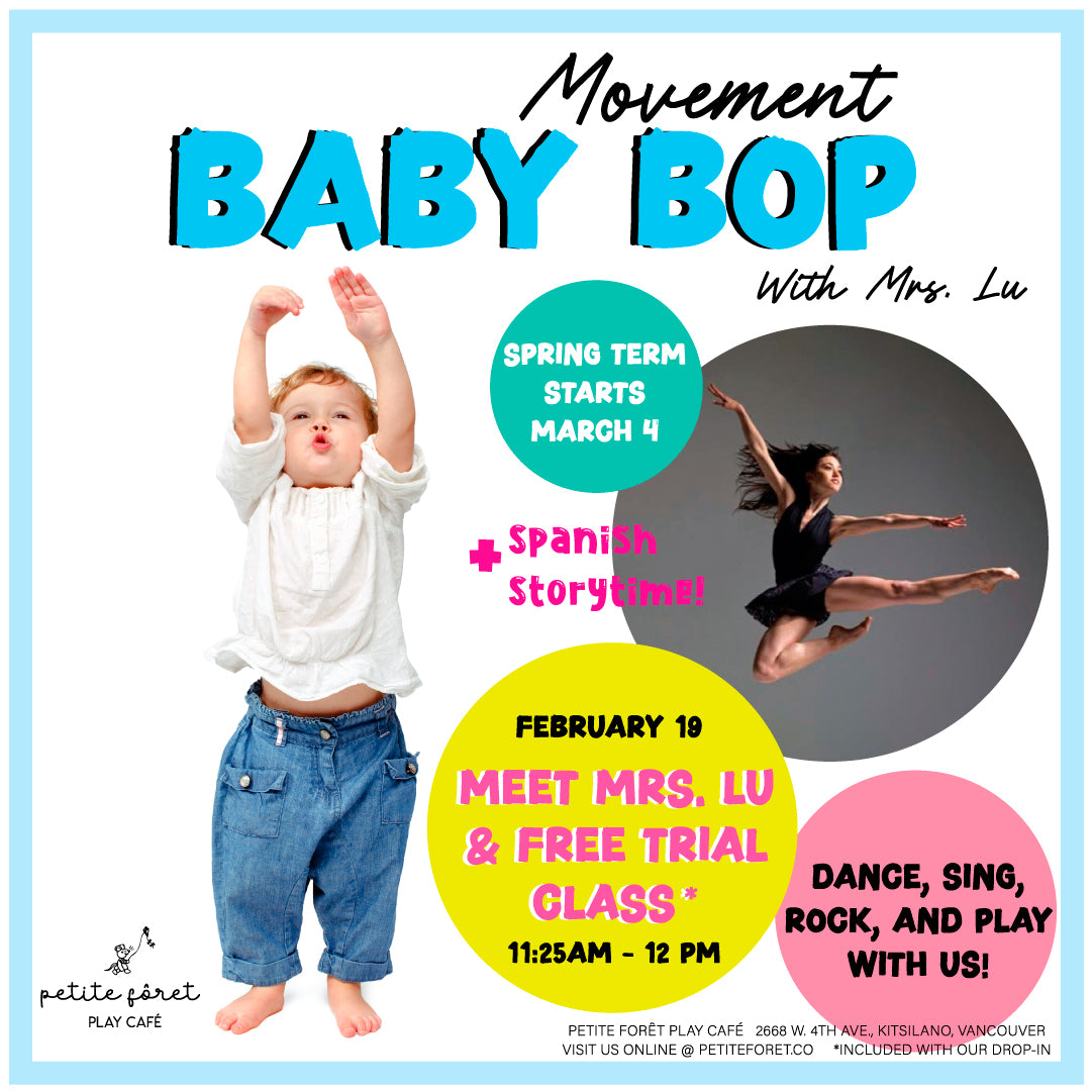 BABY BOP Movement TRIAL CLASS March 11 – Petite Forêt Play Cafe